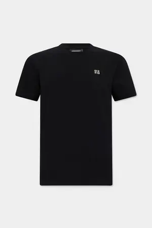 Dsquared2 Metal Upside Down Logo T-shirt - Black