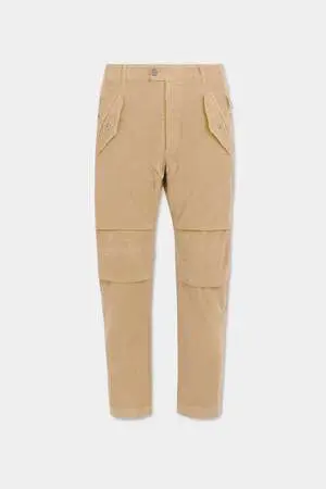 Dsquared2 Corduroy Utility Carrot Pants - Beige