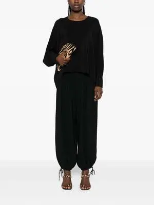 ERMANO SCERVINO Ermanno Scervino Flowy Silk Shirt With Asymmetrical Hem