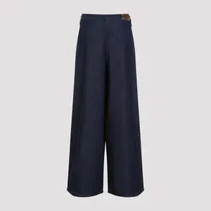 Dries Van Noten Wide-leg Denim Trousers - Blue