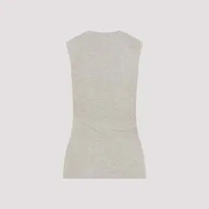Peserico Lurex Ribbed Viscose Top
