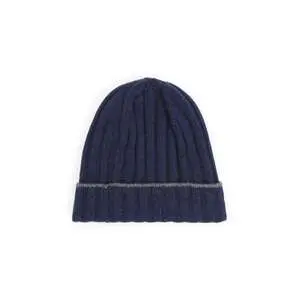 Brunello Cucinelli Ribbed Beanie - Blue