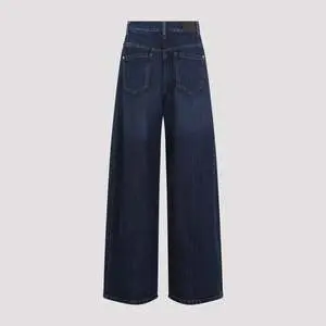 Brunello Cucinelli Barrel Leg Denim Jeans