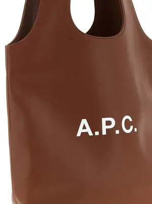 A.p.c. Ninon Small Tote Bag - Brown