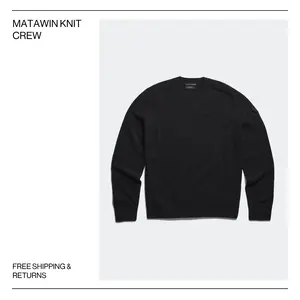 Canada Goose Matawin Knit Crew - Black