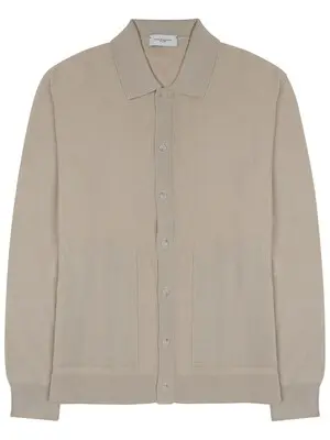 PAOLO PECORA MILANO Camicia In Maglia Di Cotone - Beige