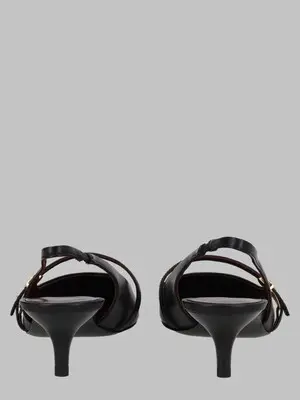 Tory Burch Mary Jane Slingback Pumps - Black