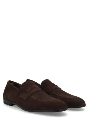 TOM FORD Sean Penny" Suede Loafers