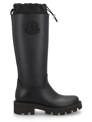 Moncler Kickstream High Rain Boots - Black