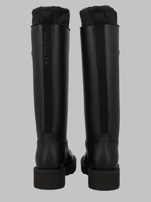 Moncler Kickstream High Rain Boots - Black