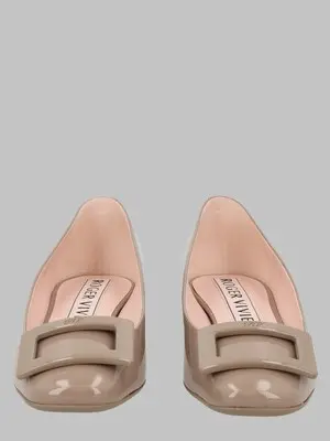 ROGER VIVIER Ballerina "u Look" In Vernice