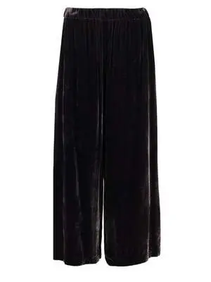 P.a.r.o.s.h Silk Blend Wide-leg Trousers - Brown