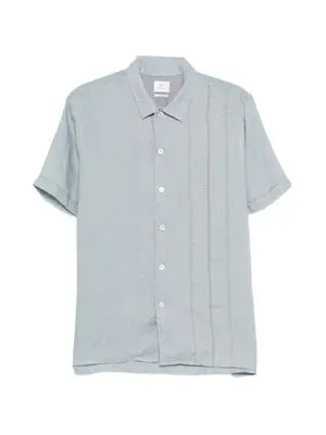 Paul Smith Classic Linen Shirt For Collection - Navy