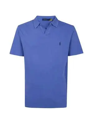 Ralph Lauren Mini Classic Fit Cotton-linen Blend T-shirt For - Light Blue