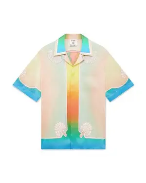 Casablanca Cuban Collar Short Sleeve Shirt - Luciddream