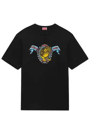 Kenzo Crewneck With Printed Front Panel