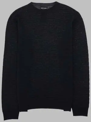 Giorgio Armani Giorgio Armani Men's 100% Virgin Wool Sweater Blue