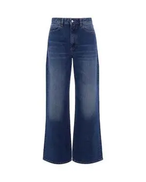 ICON DENIM LOS ANGELES High-rise Wide-leg Jeans - Afterdark