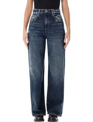 ICON DENIM LOS ANGELES ICON DENIM High-Rise Wide-Leg Jeans Mid Blue