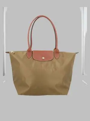 Longchamp Mini Shoulder Bag In 100% Polyamide - Green