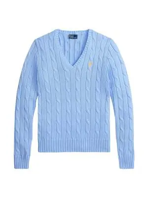 Ralph Lauren Cotton Sweater For - Light Blue