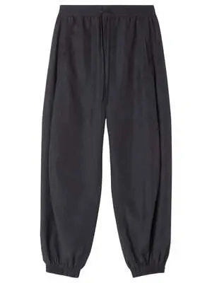 RÓHE Rohe Textured Crinkled Balloon Track Trousers Black