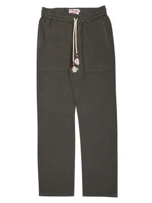 MC2 SAINT BARTH Linen Drawstring Pants - Green