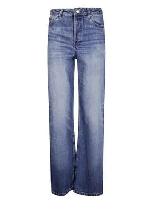 A.p.c. High-waisted Cotton Jeans - Blu