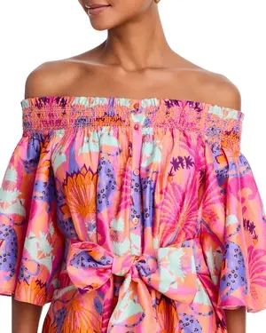 CONIGLIO PALM BEACH Flagler Silk Maxi Dress