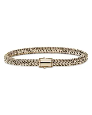 John Hardy 14k Yellow Woven Link Bracelet - Gold