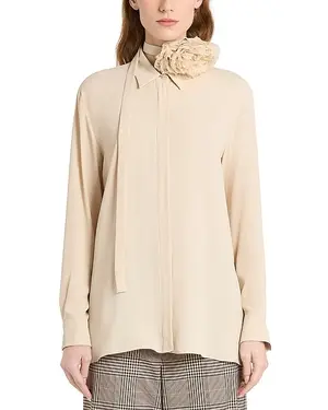 Marella Mllorca Lace Accent Blouse