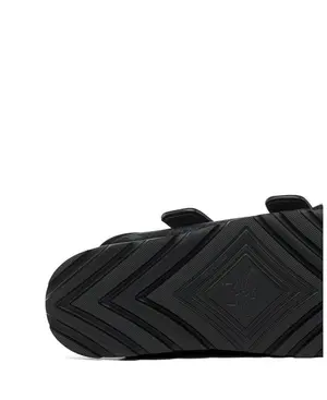 Mcm Visetos Buckled Sandals - Black