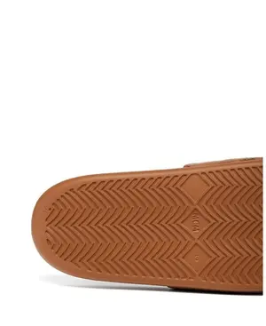Mcm Monogram Print Rubber Slides