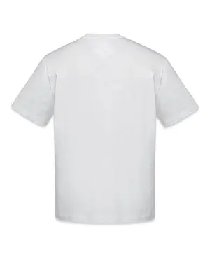 Mcm Monogram Patch Pocket T-shirt In Organic Cotton - White