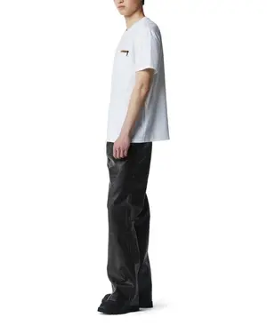 Mcm Silket Logo T-shirt With Zip Pocket