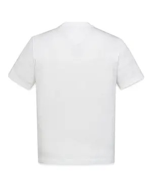 Mcm Silket Logo T-shirt With Zip Pocket