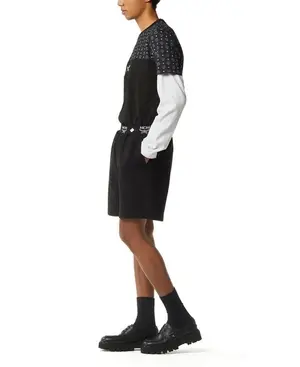 Mcm Essential Logo Ponte Shorts