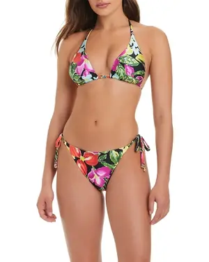 Red Carter Classic Triangle Bikini Top