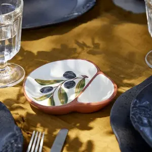 COSTA NOVA Alentejo Terracotta Hand-painted Dish