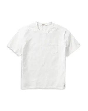 Marine Layer Luxe 250 Relaxed Pocket Tee - White