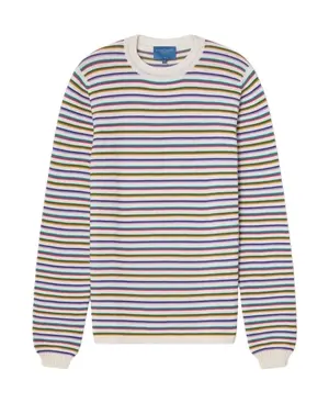 Robert Talbott Hilton Multi Stripe Rollneck Sweater