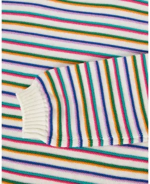 Robert Talbott Hilton Multi Stripe Rollneck Sweater