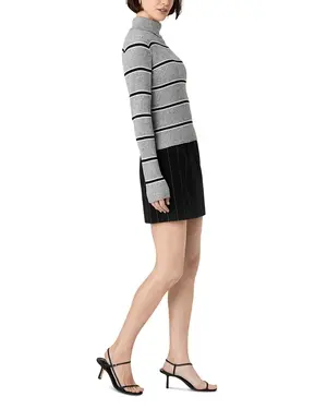 French Connection Mason Knit Varsity Stripe Turtleneck Sweater