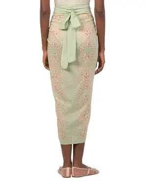 Agua Bendita Lavanda Playa Swim Cover-up Skirt - Multicolor
