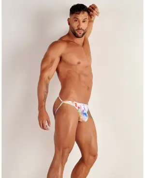 HOM Who Sexy Fun Rainbow Micro Jock