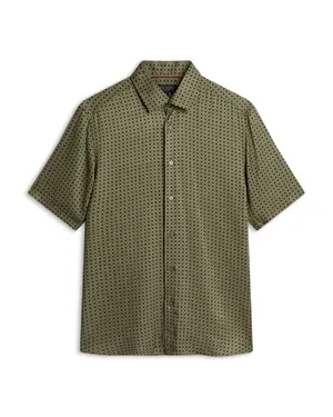 Ted Baker London Regular Fit Geo Tile Shirt