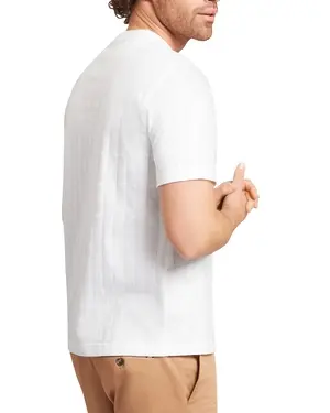 Ted Baker London Hemingway Regular Square Jacquard T-shirt - White
