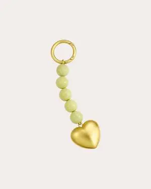 CLUB COASTAL Lemon Jade Tide Bag Charm - Green