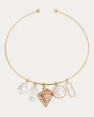 CLUB COASTAL The Treasured Tides Choker Necklace - Gold