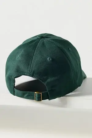 WORN/WEST Needlepoint Baseball Cap - Forest Green